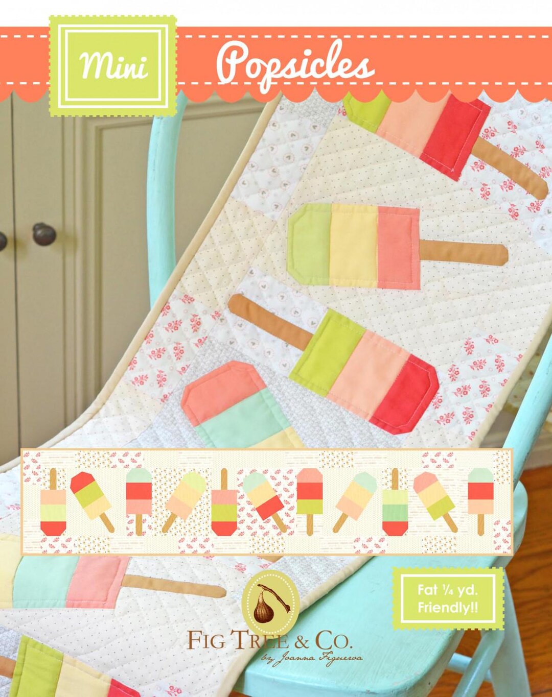 Mini Popsicles Quilt Pattern Only FTQ1045 by Fig Tree Quilts by Joanna ...