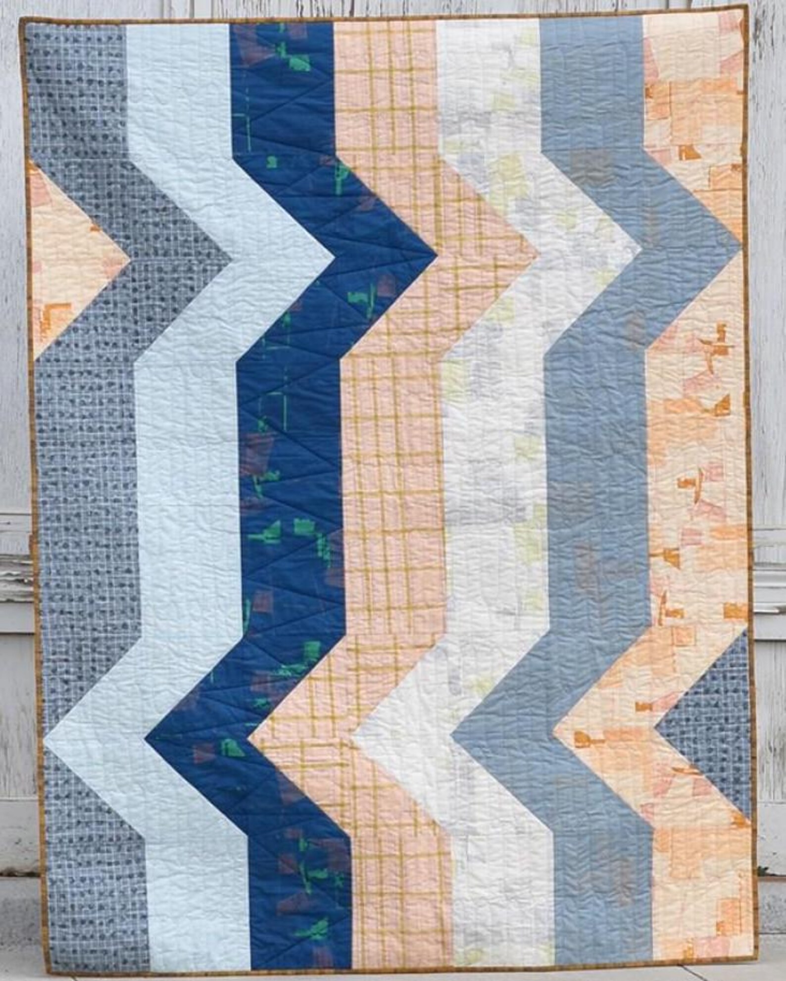 Smudge Quilt Pattern Card by Running Doe Quilts for Villa Rosa Designs ...