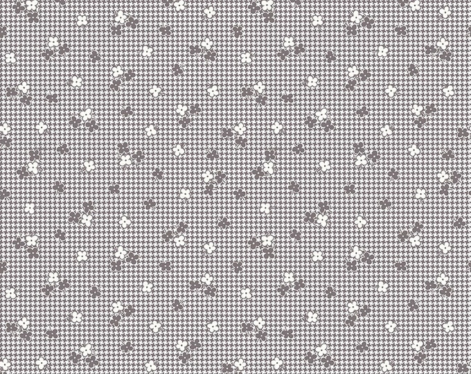 End of Bolt 22 Inches Stitch Houndstooth Steel Yardage C10934-steel by ...
