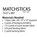 Matchsticks Quilt Pattern, Printed Pattern Only PCQ-009 by Primrose ...