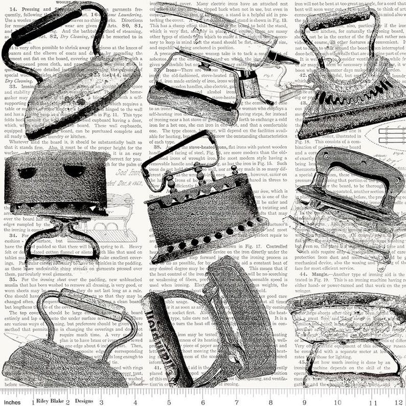 Press on Iron Toss Black C15254-black by J. Wecker Frisch for Riley ...