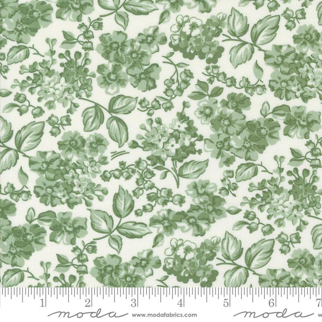 Rosemary Cottage Cream Rosemary Yardage by 55312-37 Camille Roskelly ...