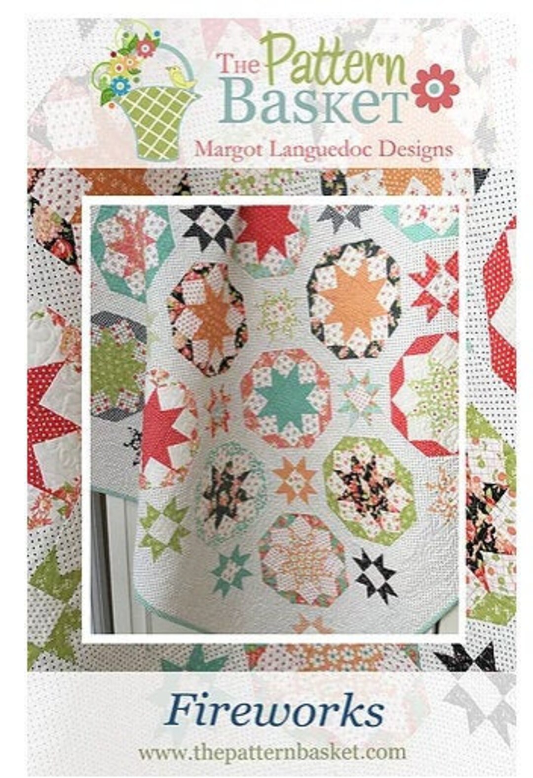 Fireworks Quilt Pattern by the Pattern Basket, Margot Designs Paper ...