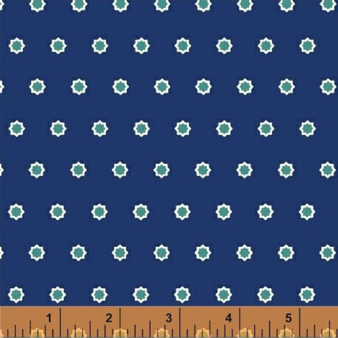 Hello Jane Navy Flower Dot Yardage SKU# 42918-5 Hello Jane by Cluck ...