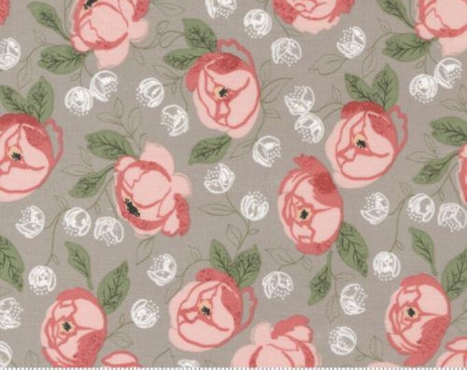 End of Bolt 15 Inches - Country Rose Country Bouquet in Taupe 5170-16 ...