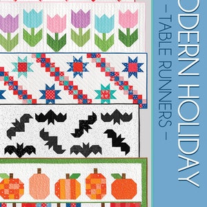 Modern Holiday Table Runner Pattern Beginner Friendly, Paper Pattern ...