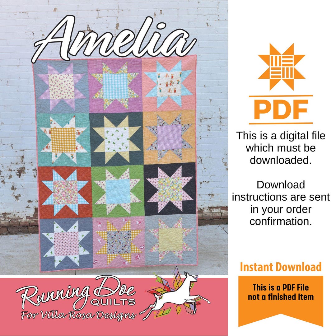 Amelia Pattern Only - INSTANT DIGITAL DOWNLOAD - From Running Doe ...