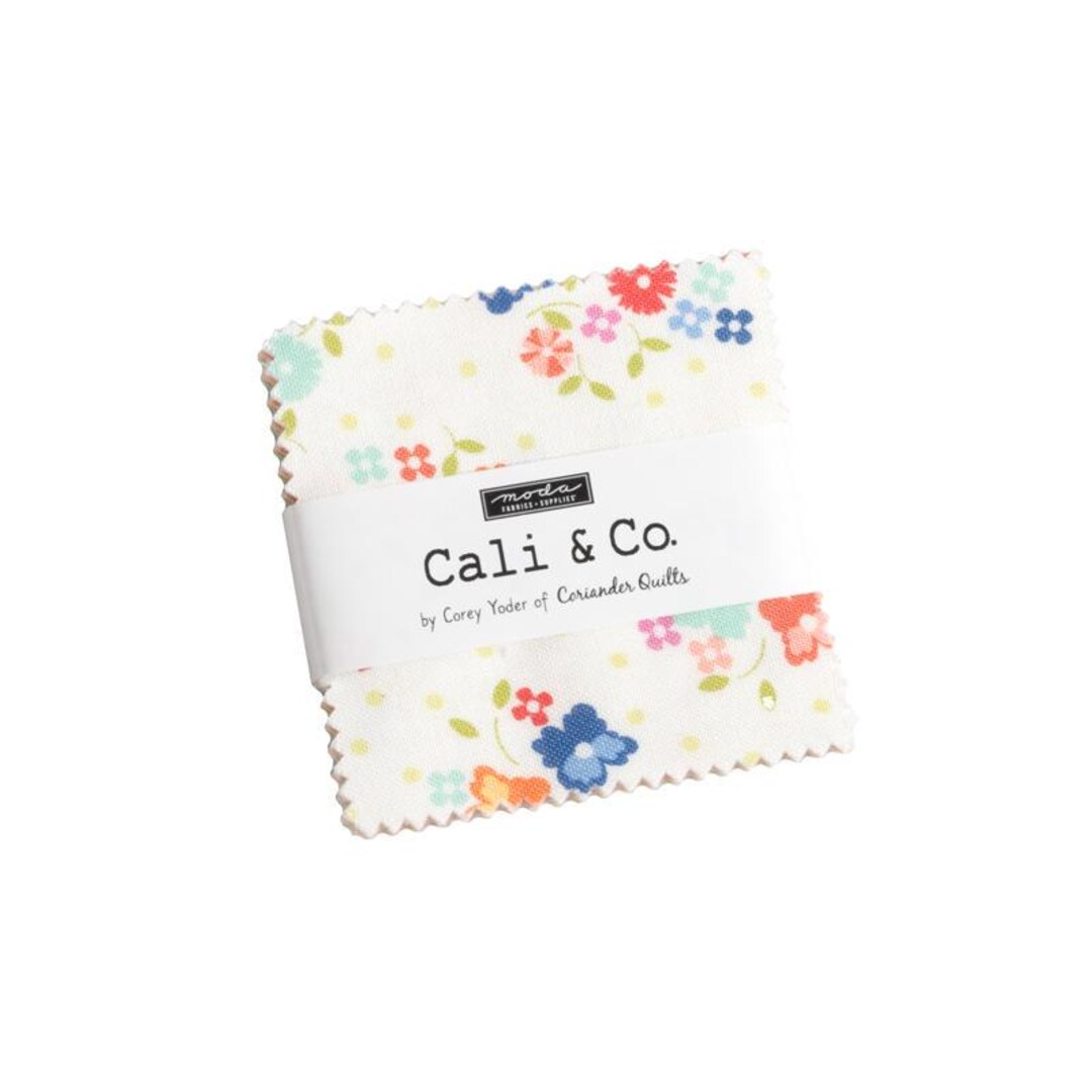 Cali and Co Mini Charm Pack by Cory Yoder of Coriander Quilts for Moda ...