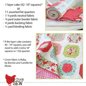 Dottie Quilt Pattern Beginner Friendly, Paper Pattern Only CCS126 by Cluck Cluck Sew - Etsy