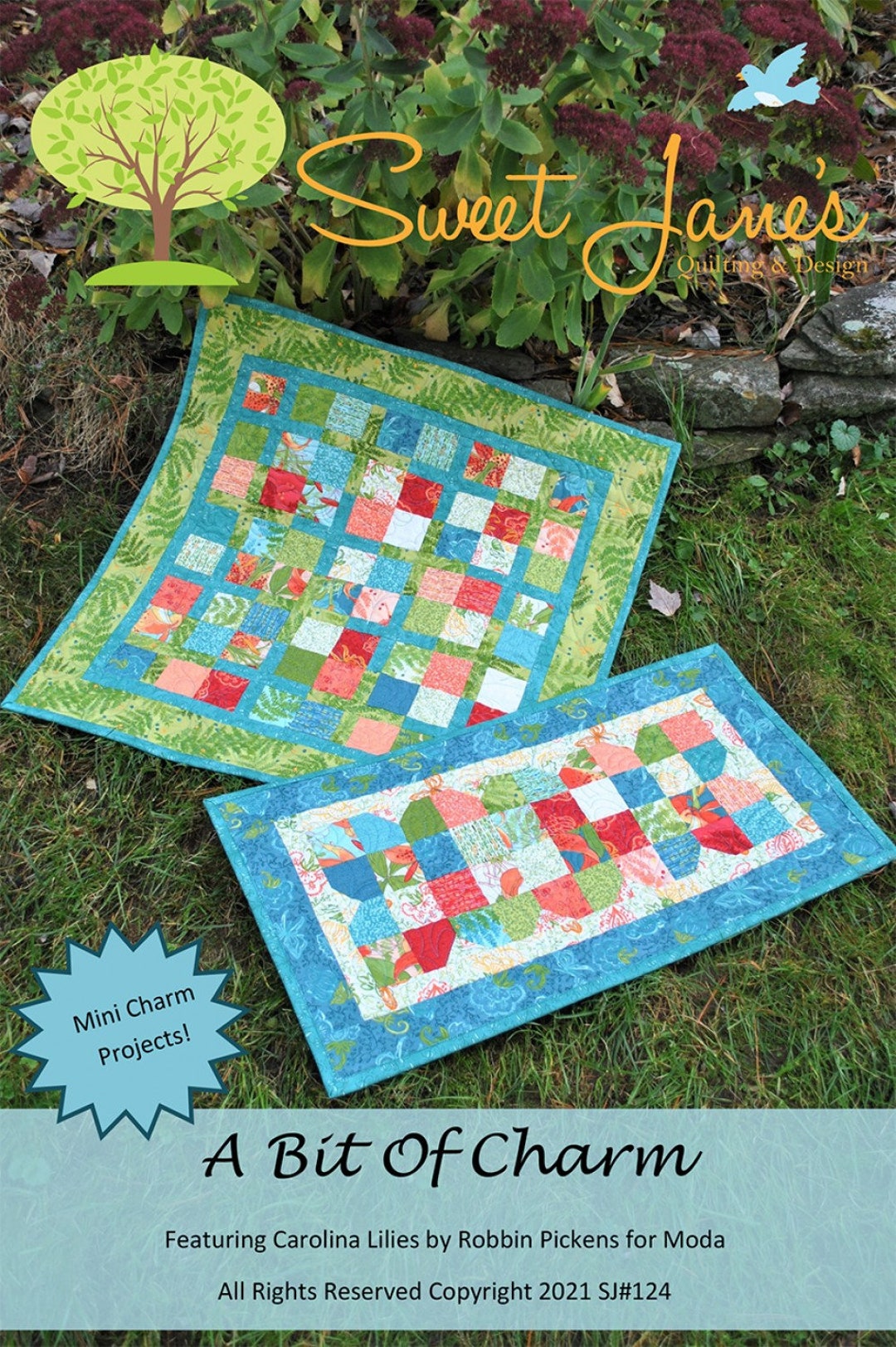 A Bit of Charm Quilt Pattern Paper Only by Sweet Jane's Quilting and ...