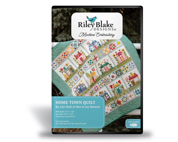 Home Town Quilt Projects - Machine Embroidery USB # ME018HTQ24R1 From ...