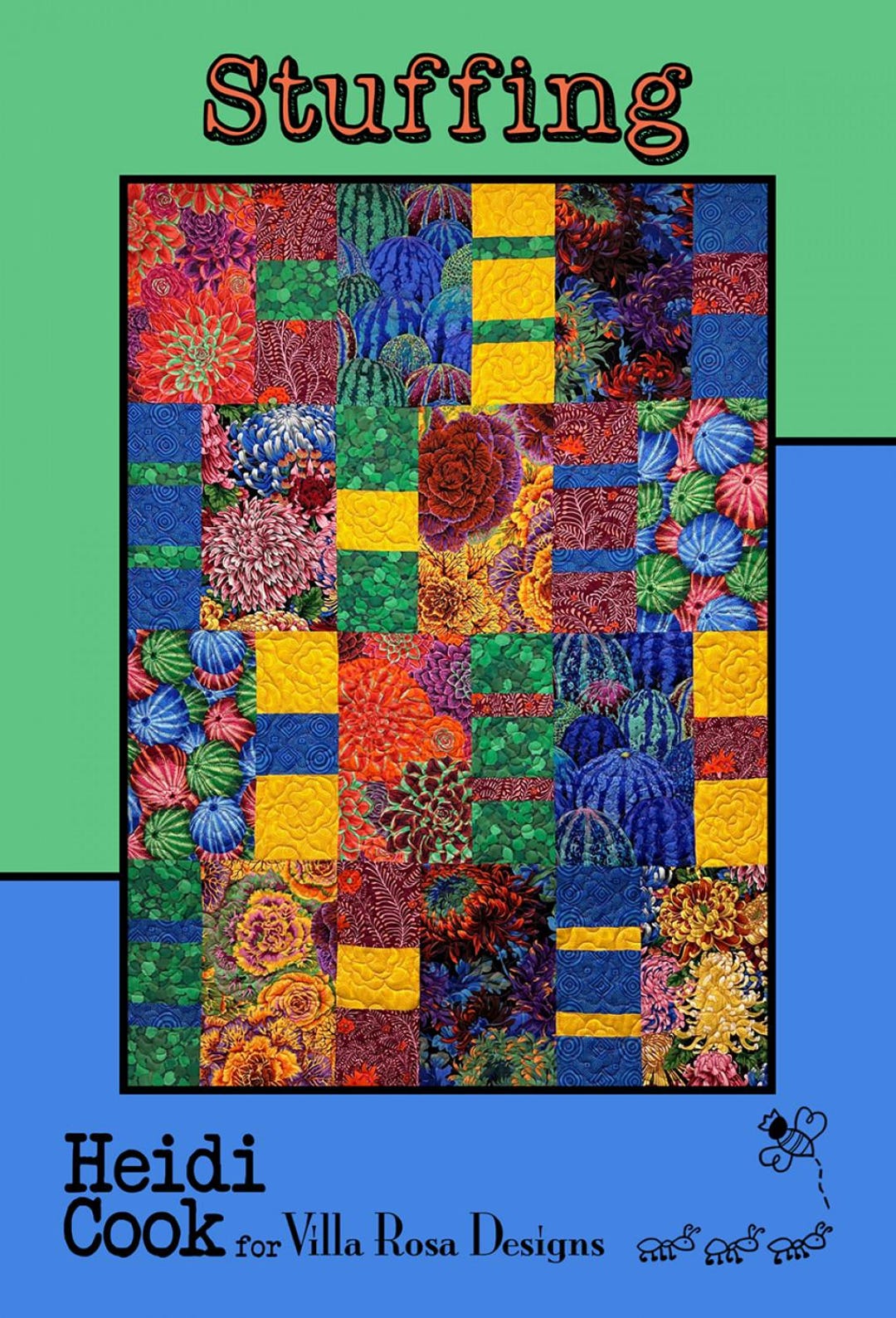 Stuffing Quilt Pattern Card by Heidi Cook for Villa Rosa Designs ...