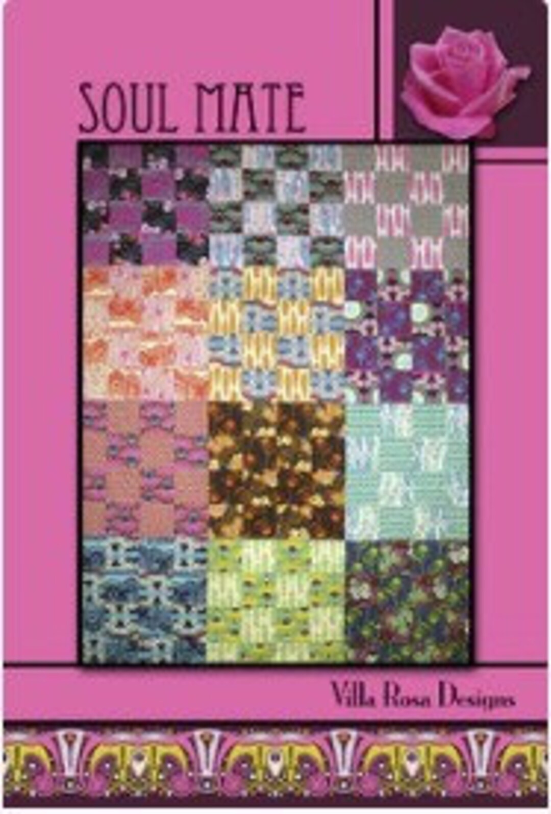 Soul Mate Quilt Pattern Villa Rosa Designs Finished 54 X 72 - Etsy