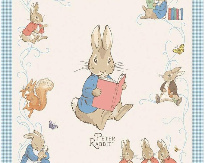 The Tale of Peter Rabbit P14706 Peter Rabbit Panel 36 X 43 - Etsy