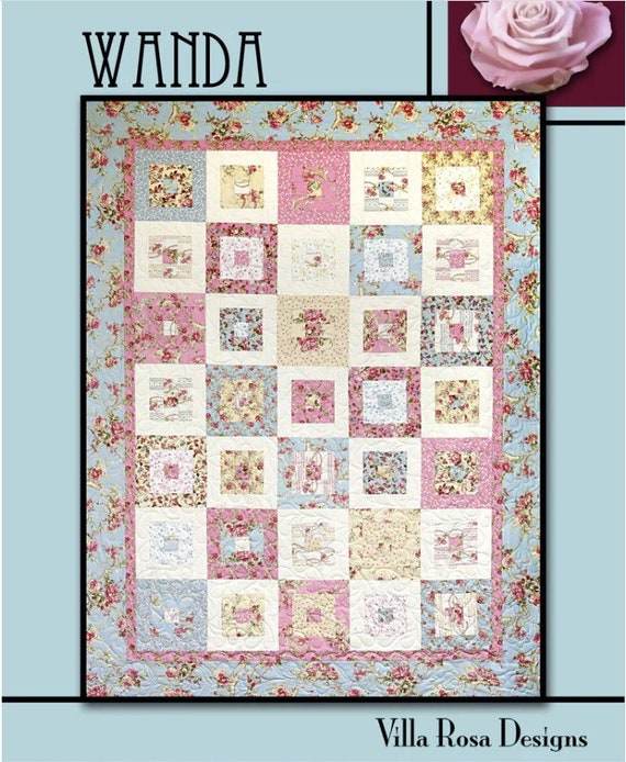 Wanda Quilt Pattern Villa Rosa Designs Finished 50 X 70 - Etsy