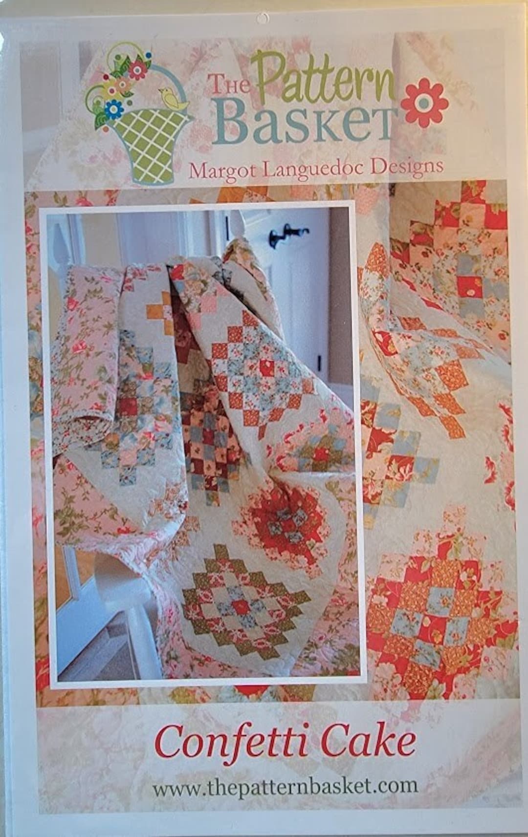 Confetti Cake Quilt Pattern TPB0716 by Margot Languedoc Designs Paper Pattern 61 X 76 - Etsy