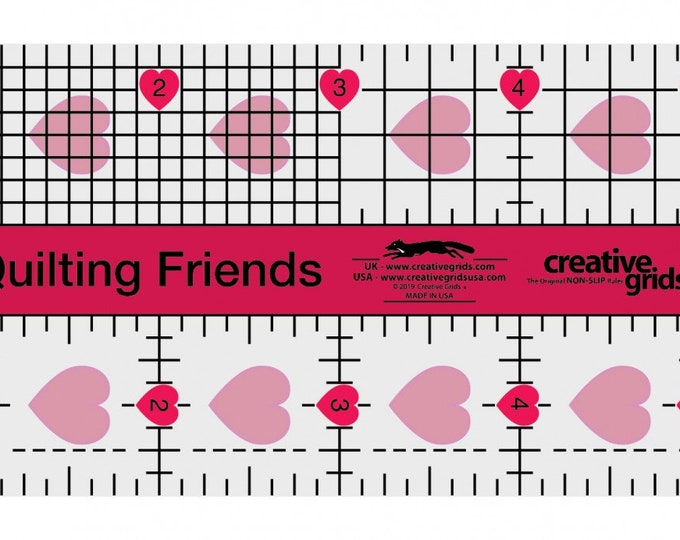 Creative Grids I Love My Quilt Friends Mini Quilt Ruler - Etsy