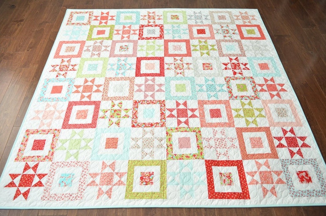 The Simple Life Quilt Printed Pattern ONLY, From Thimble Blossoms by ...