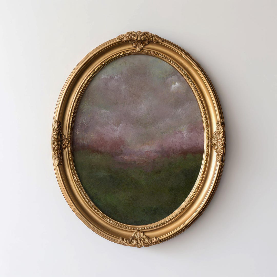 French Countryside Wall Art Antique European Countryside Art Painting ...