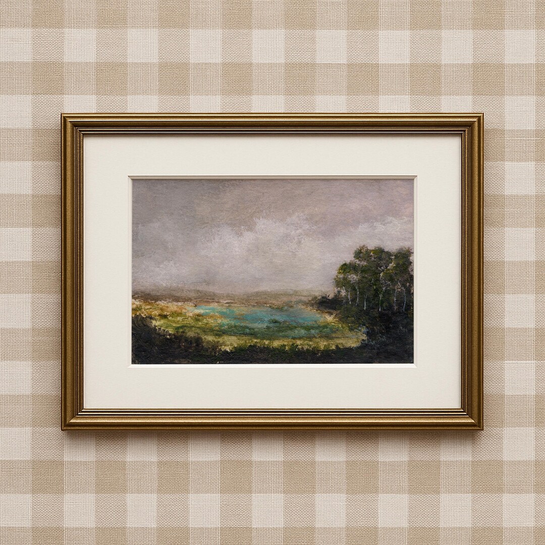 French Countryside Wall Art Print Antique Painting European Countryside ...
