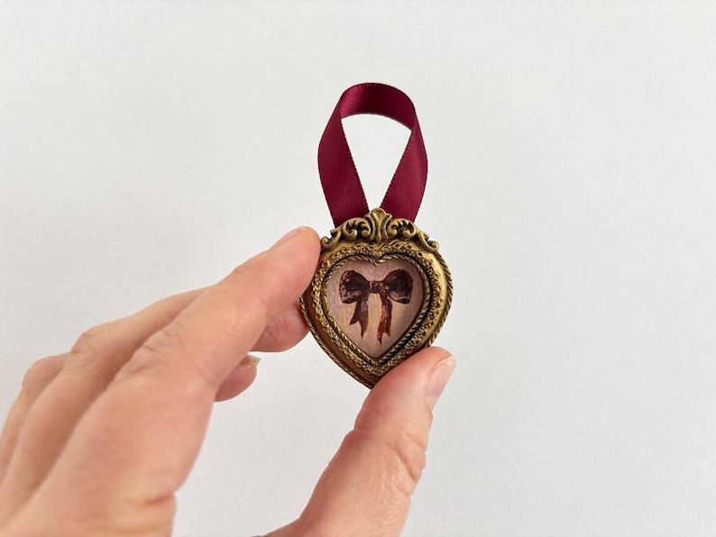 Gift Valentine Coquette Cottage Core Bow Heart Shaped Valentines Gifts ...