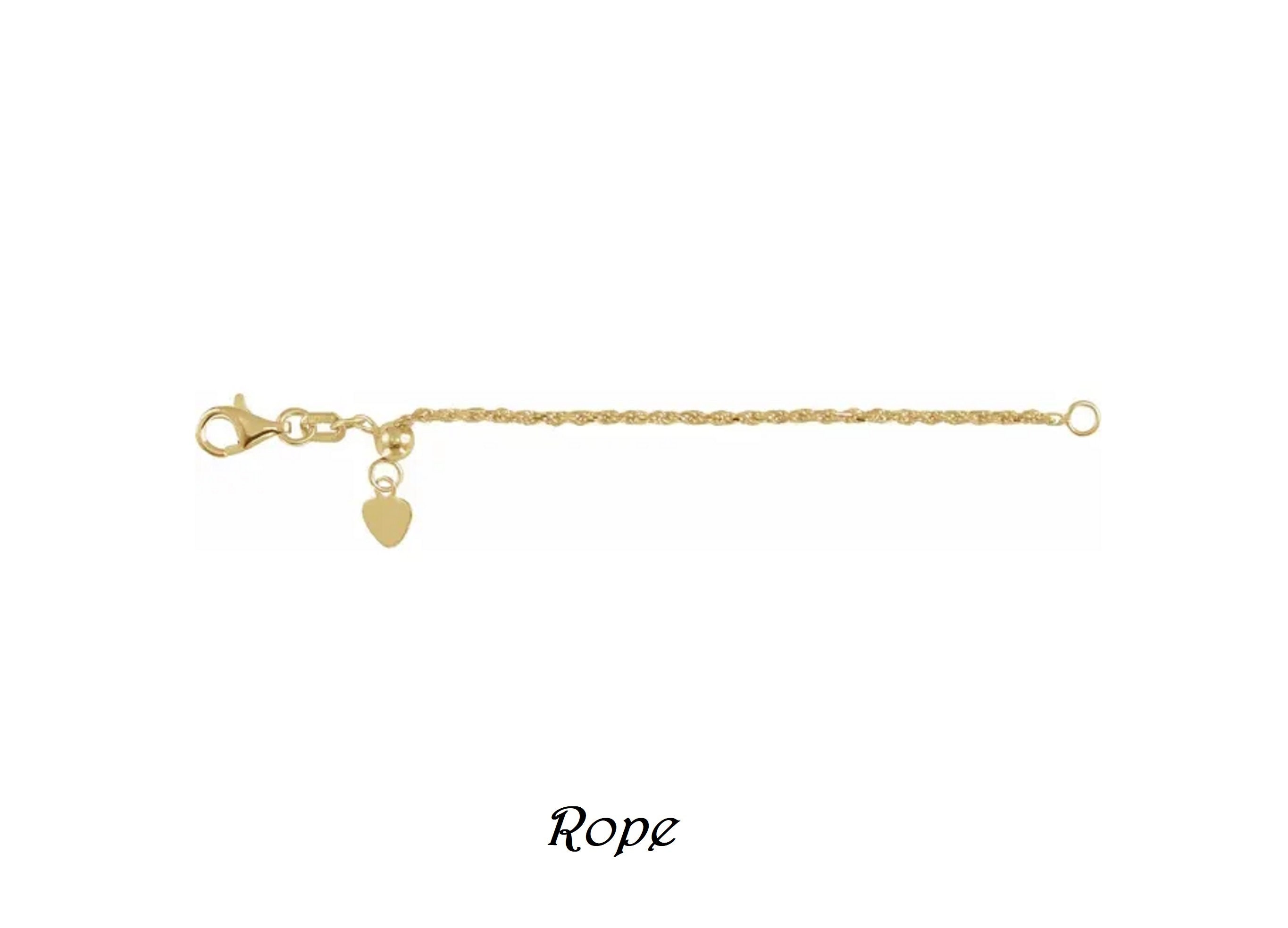 3 Adjustable Chain Extender With Lobster Claw, 14k or Sterling Silver ...