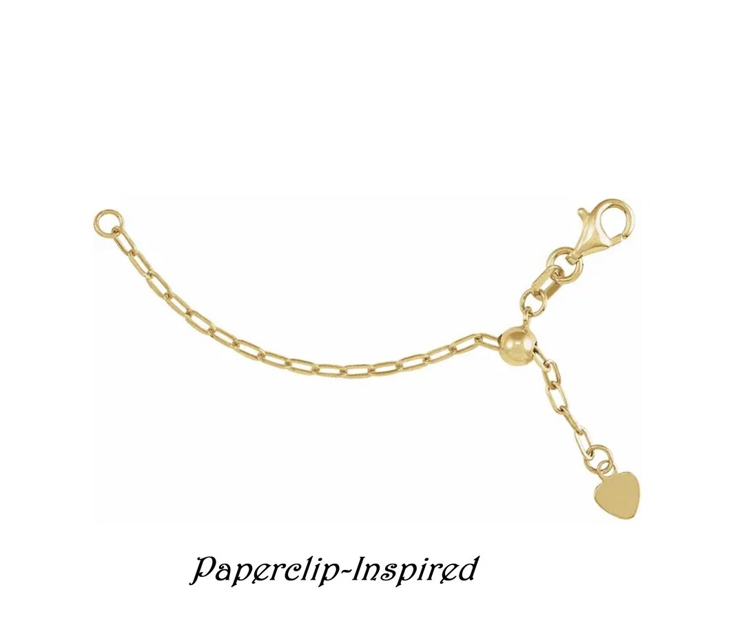 3 Adjustable Chain Extender With Lobster Claw 14k or - Etsy
