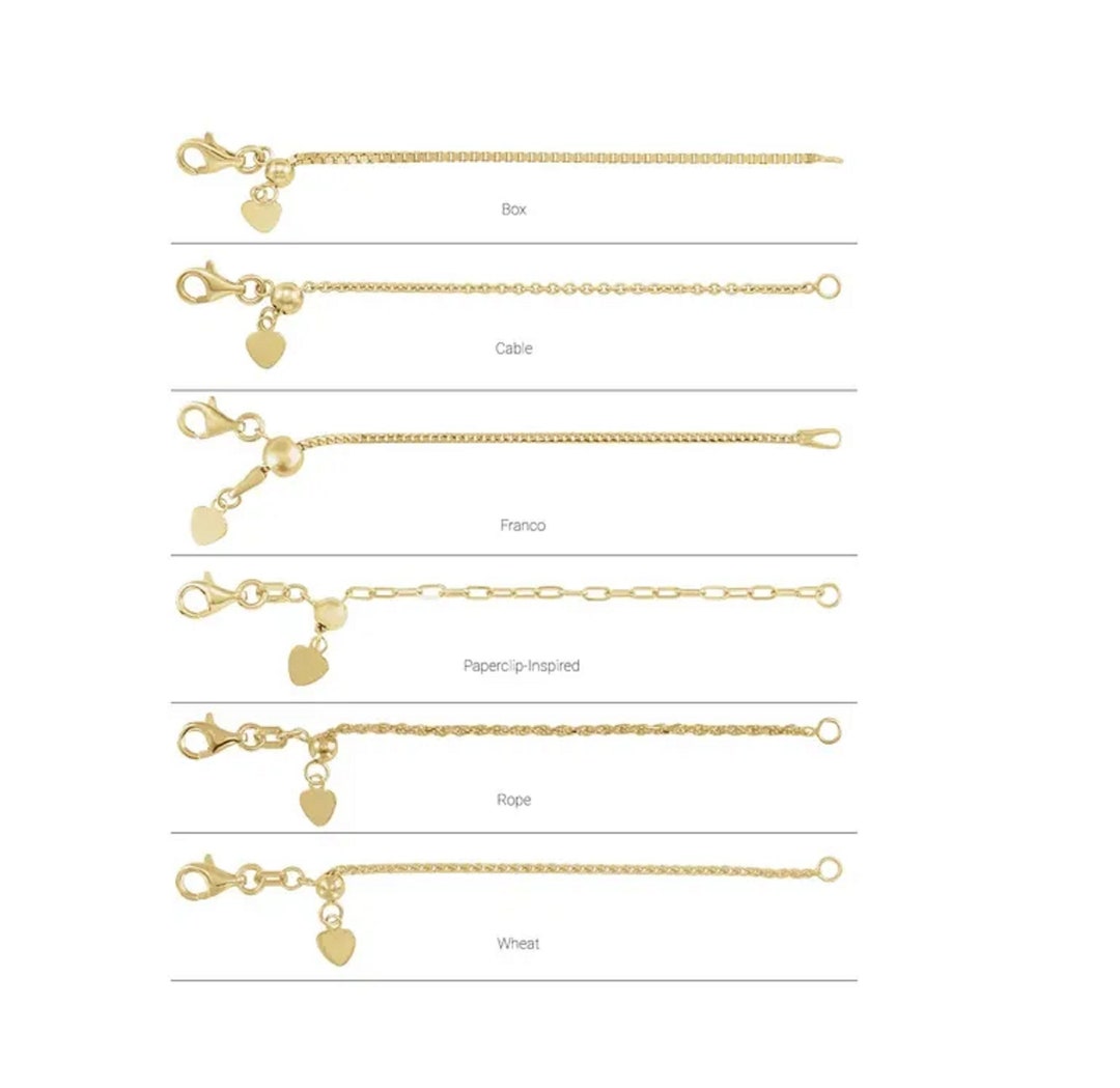 3" Adjustable Chain Extender With Lobster Claw, 14k or Sterling Silver ...