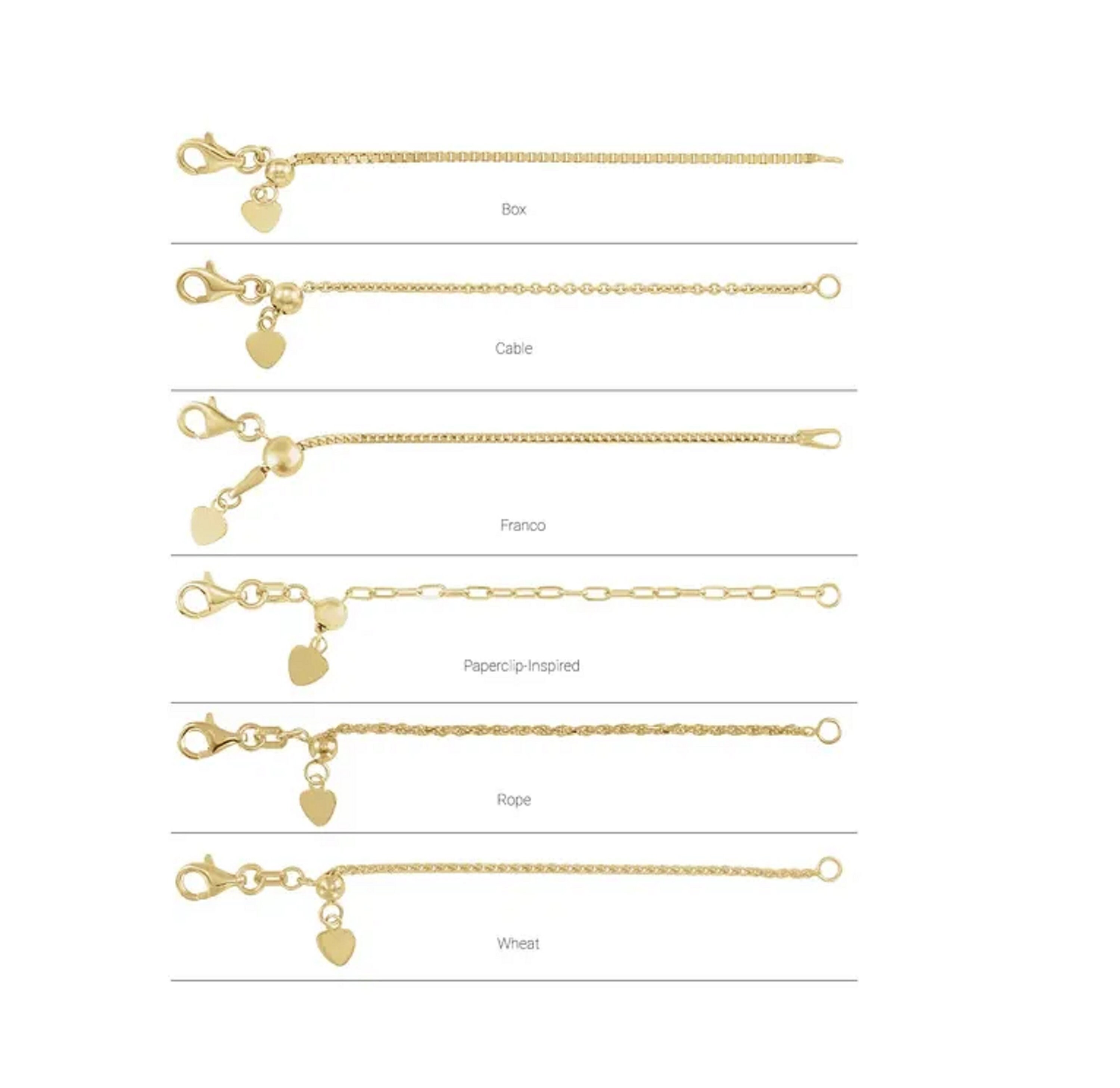 3 Adjustable Chain Extender With Lobster Claw, 14k or Sterling Silver ...