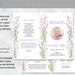 Spring Wildflowers Funeral Program, Obituary Template, Celebration of ...