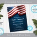 American Flag Citizenship Party Invitation, Citizenship Invite ...