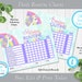 Pastel Unicorn Children's Daily Routine Charts Morning - Etsy