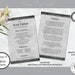 Classic Elegant Gray Funeral Program Template, Obituary,, Celebration ...