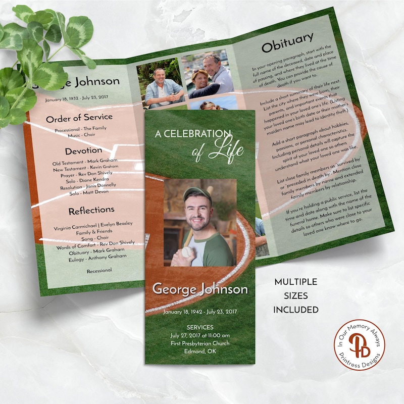 Sports Fan Obituaries - Etsy