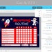 Outer Space Children's Daily Routine Charts, Morning Routine Chart ...