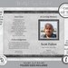 Classic Elegant Gray Funeral Program Template, Obituary,, Celebration ...