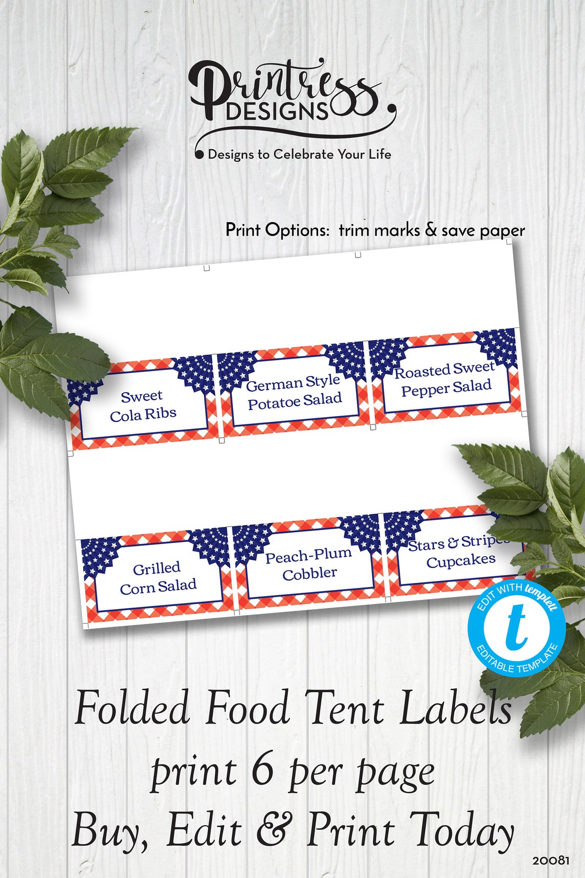 July 4th BBQ & Potluck Dinner Set Potluck Invitation Potluck - Etsy