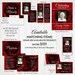Deep Red Rose Funeral Program Template, Obituary/order of Service ...
