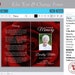 Deep Red Rose Funeral Program Template, Obituary/order of Service ...