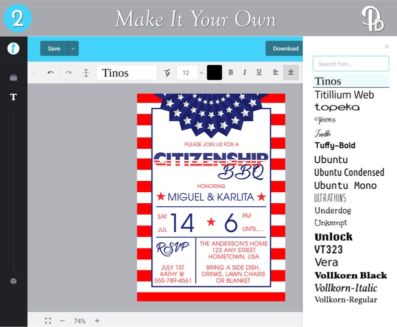 Citizenship BBQ Party Invitation Citizenship Celebration | Etsy