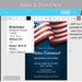 American Flag Citizenship Party Invitation, Citizenship Invite ...