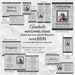Classic Elegant Gray Funeral Program Template, Obituary,, Celebration ...