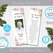 Vine and Twig Funeral Program, Obituary Template, Celebration of Life Program, Printable ...