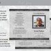 Classic Elegant Gray Funeral Program Template, Obituary,, Celebration ...