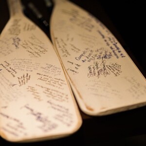 White Washed Wedding Paddles 4' Set of 2 Oars Paddles With | Etsy