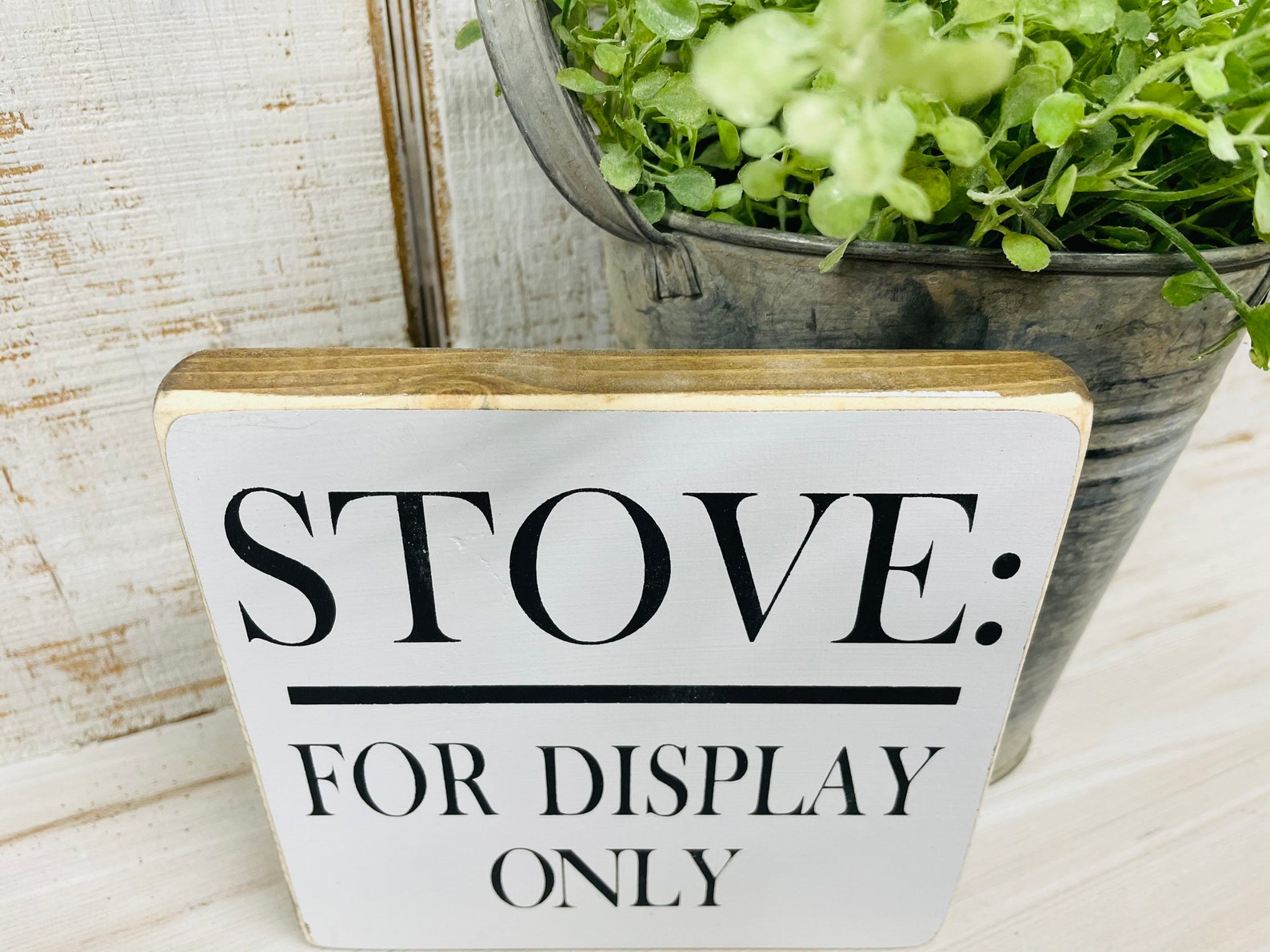 Funny Kitchen Sign Stove for Display Only Wood Sign Small | Etsy