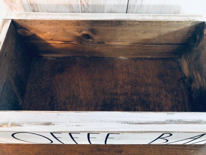 Coffee Bar Storage Box Coffee Supplies Organizer Coffee - Etsy