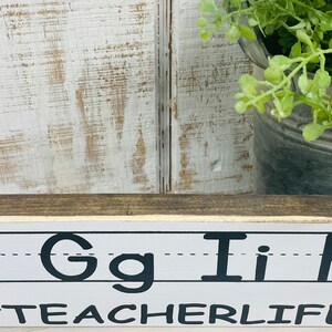 Funny Sign for Teachers Desk, Tgif Teacher Life Sign, Thank Goodness It ...
