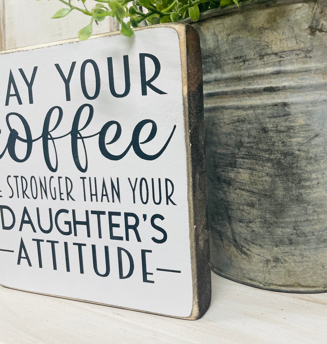 Funny Coffee Bar Sign Funny Kitchen Sign Farmhouse Sign - Etsy