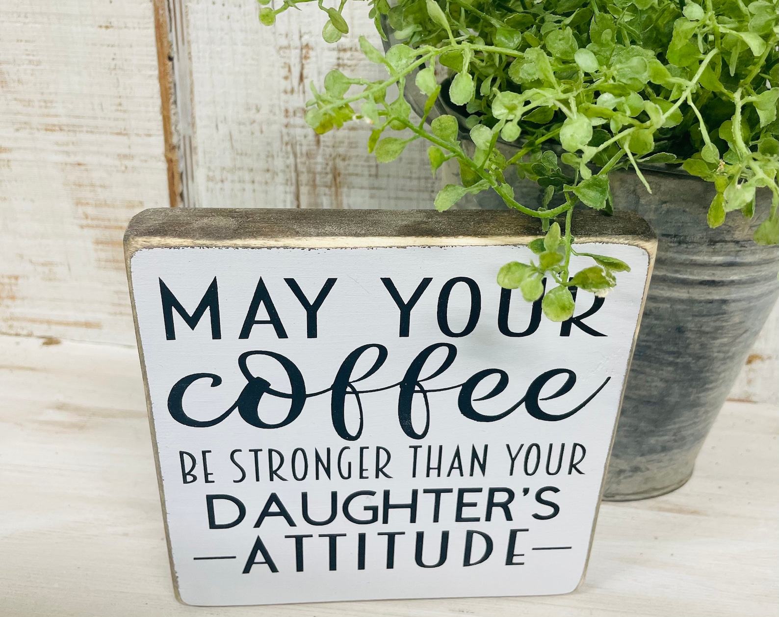 Funny Coffee Bar Sign Funny Kitchen Sign Farmhouse Sign - Etsy